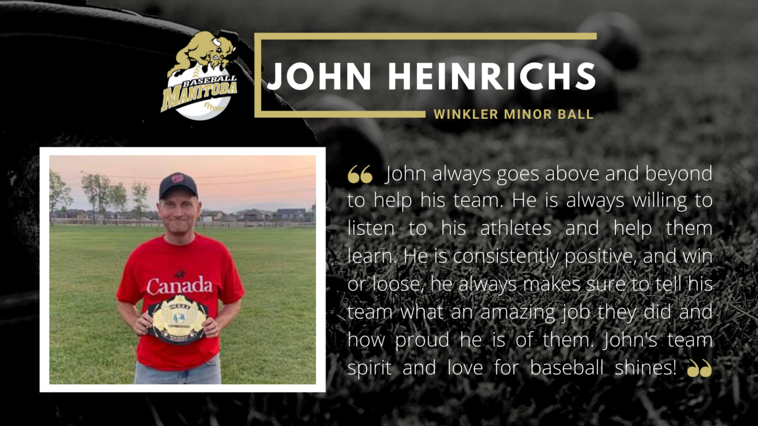 2021 Baseball Manitoba Award Winners – TheDugout.ca