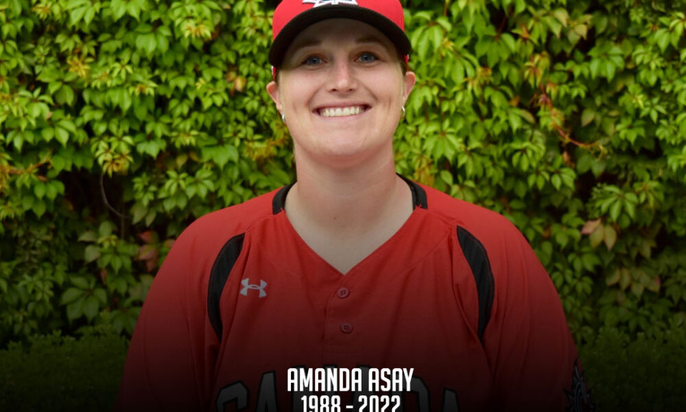 Baseball Canada mourns the passing of Amanda Asay – TheDugout.ca